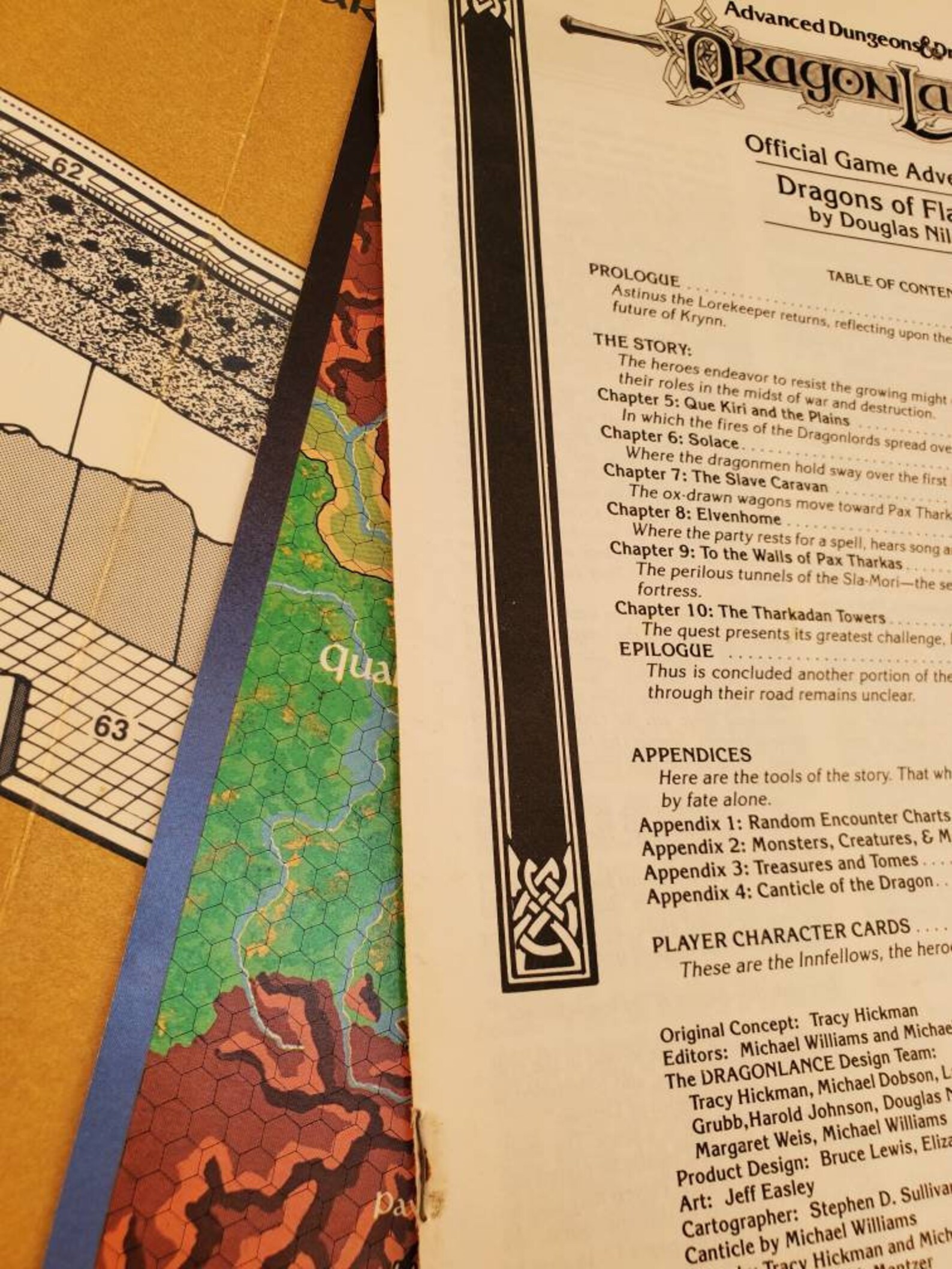 TSR 9132 Dragon Lance 1984 Dragons of Flame Advanced Dungeons - Etsy