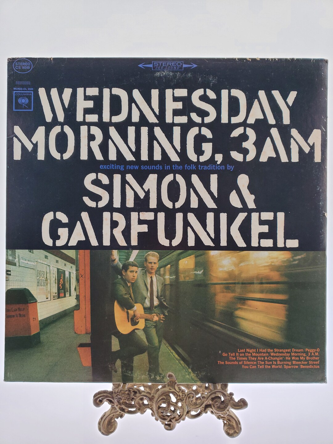 1965 Simon & Garfunkel LP Wednesday Morning 3AM Stereo Vinyl Record ...