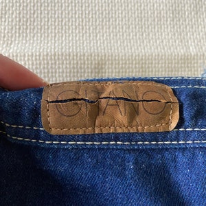 1970s 80s Disco Jeans, Gitano Jeans Vintage, Dark Wash Jeans, High ...