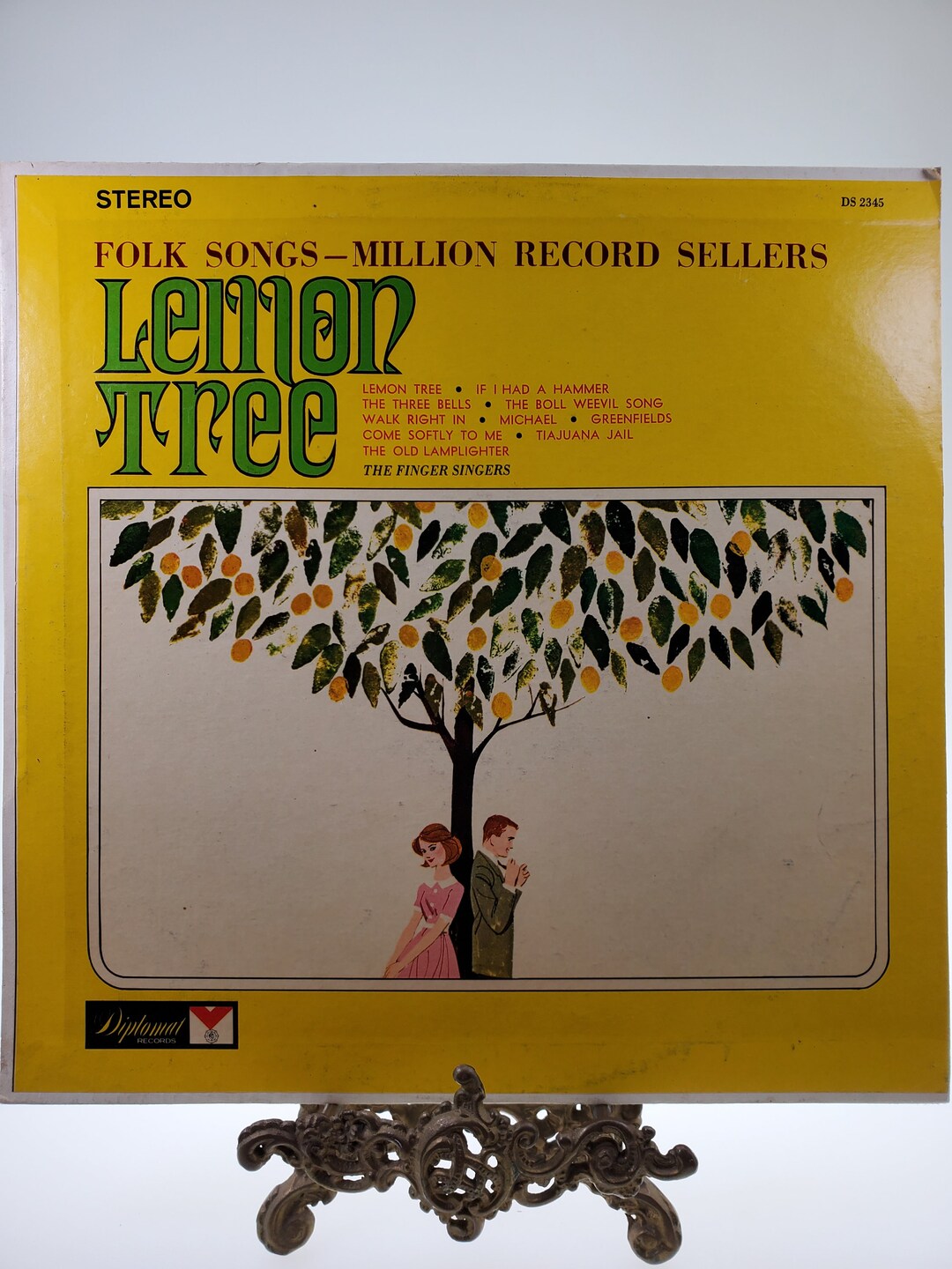 1960s the Finger Singers LP Lemon Tree Stereo Vinyl Record Album DS ...