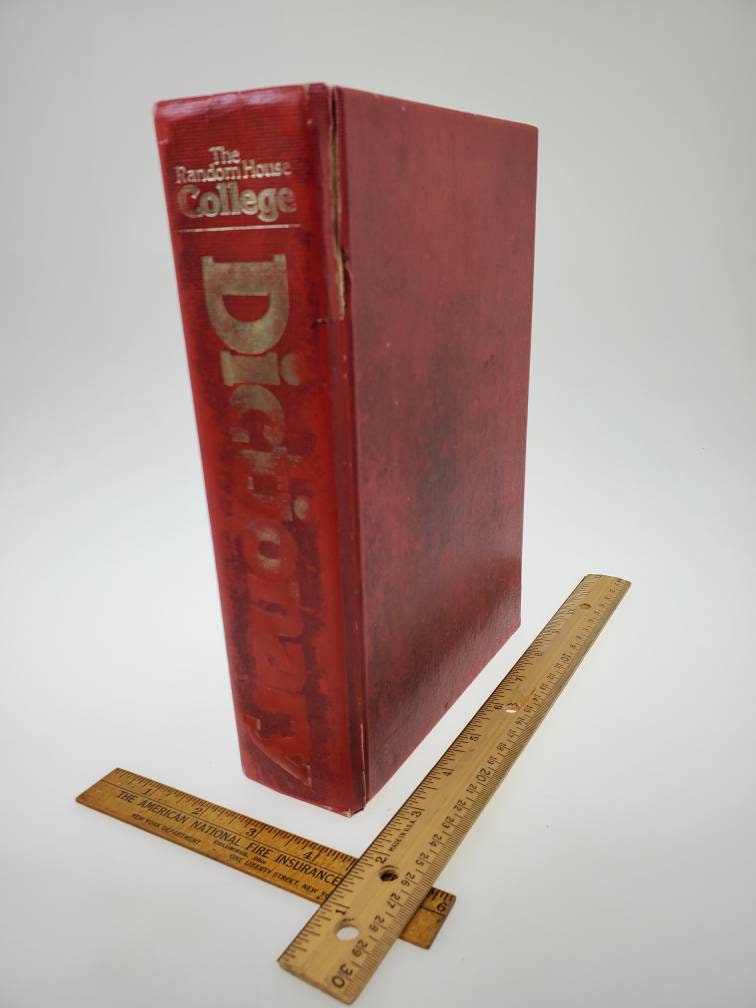 1975 the Random House College Dictionary Unabridged Indexed - Etsy