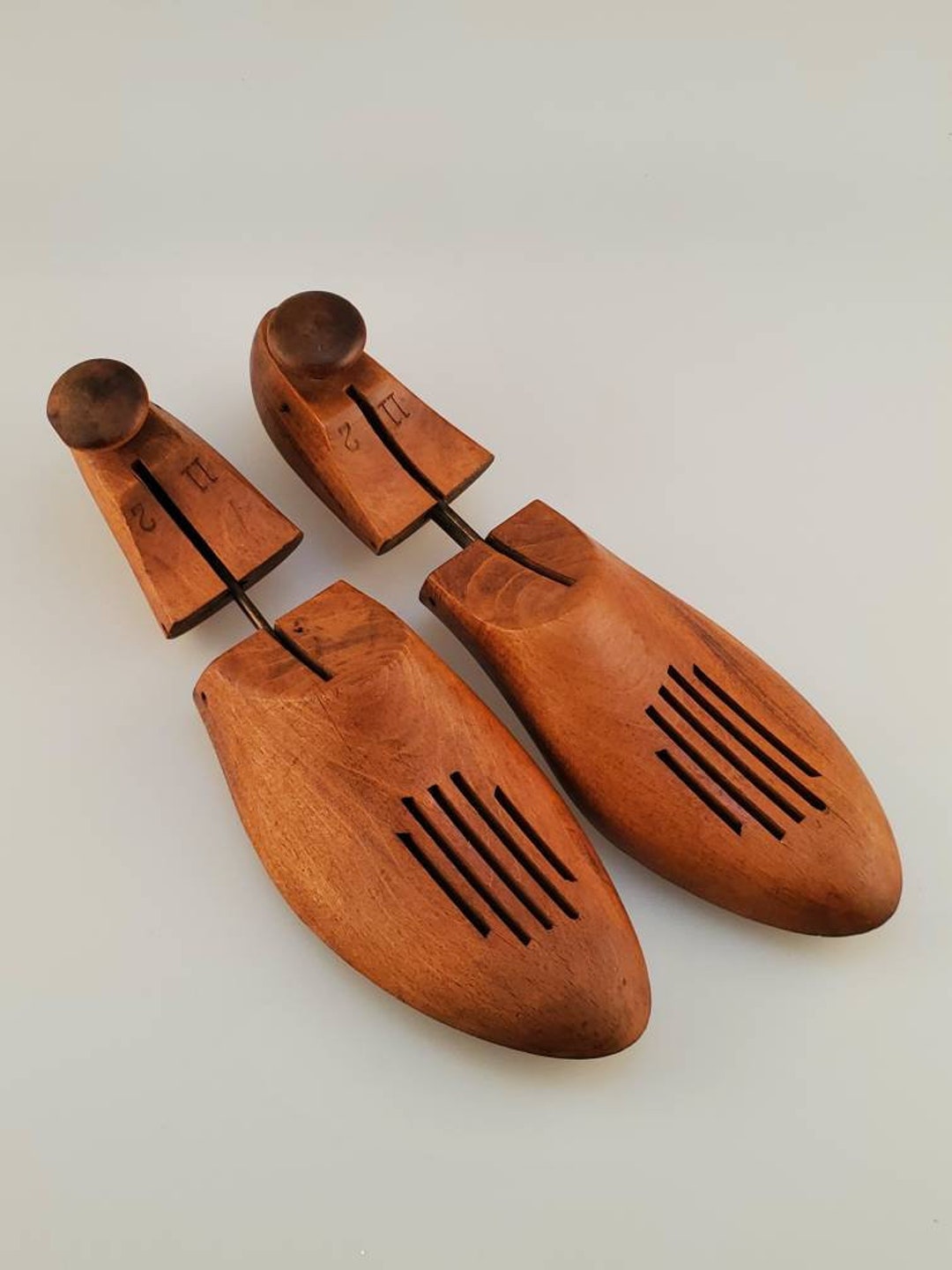 Paired Spring Loaded Shoe Tree, Spring Tension Shoe Tree, Vintage ...