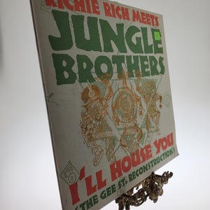 1988 Richie Rich Meets Jungle Brothers 12" Single I'll House You the ...