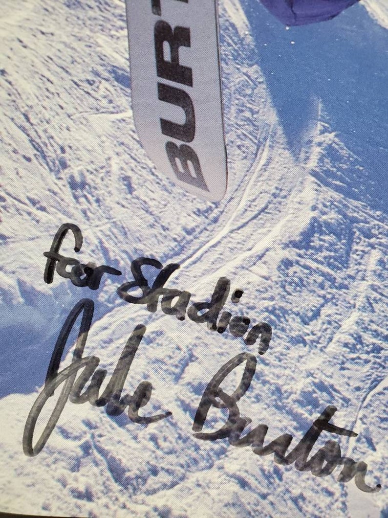 1990s Jake Burton Autograph on Jeff Brushie's Photograph - Etsy
