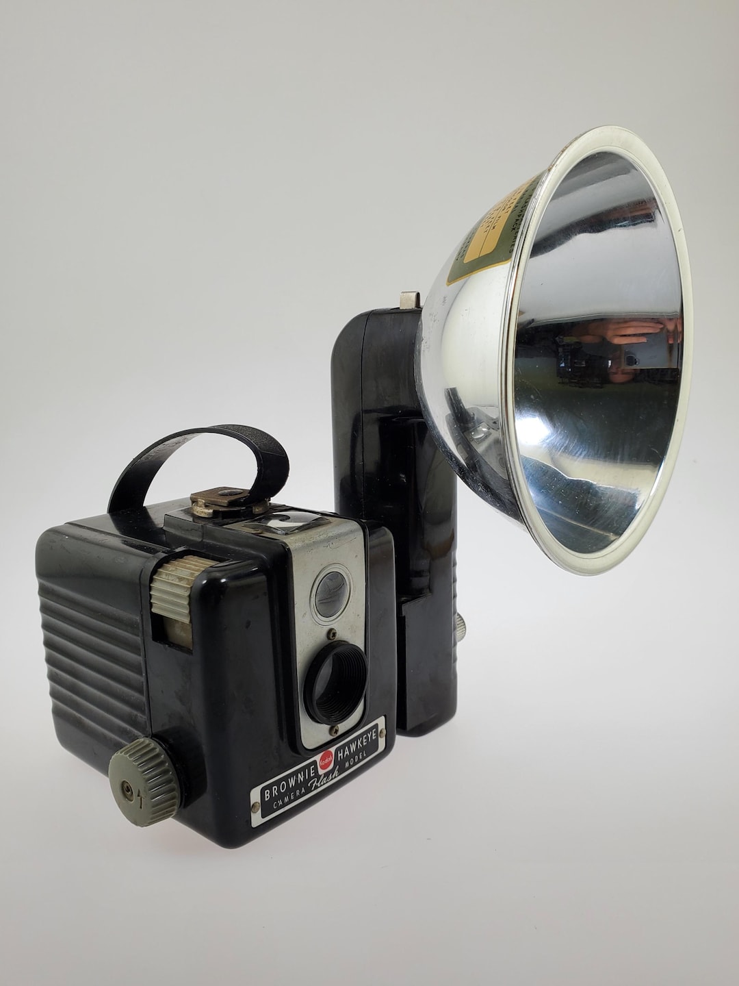 1960's Kodak Brownie Hawkeye Flash Camera Model Bakelite Camera Body ...
