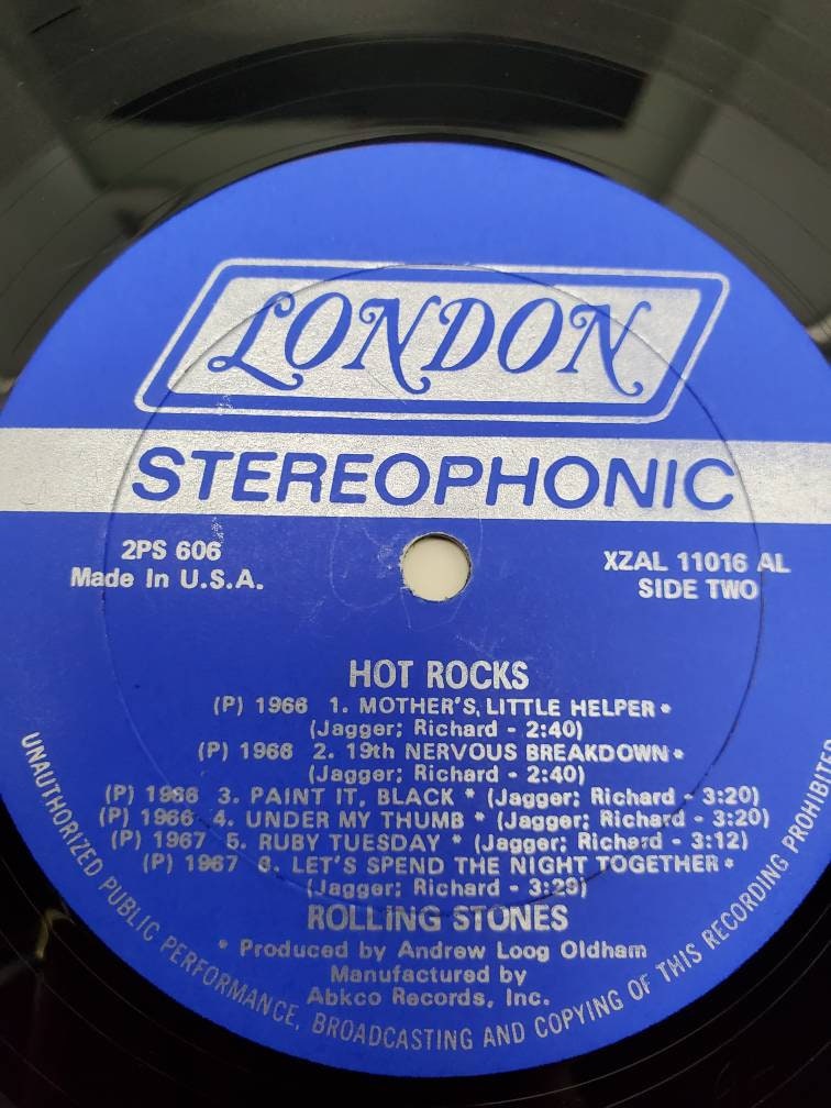 1967-1971 the Rolling Stones Hot Rocks Double LP 2PS 607 XZAL | Etsy
