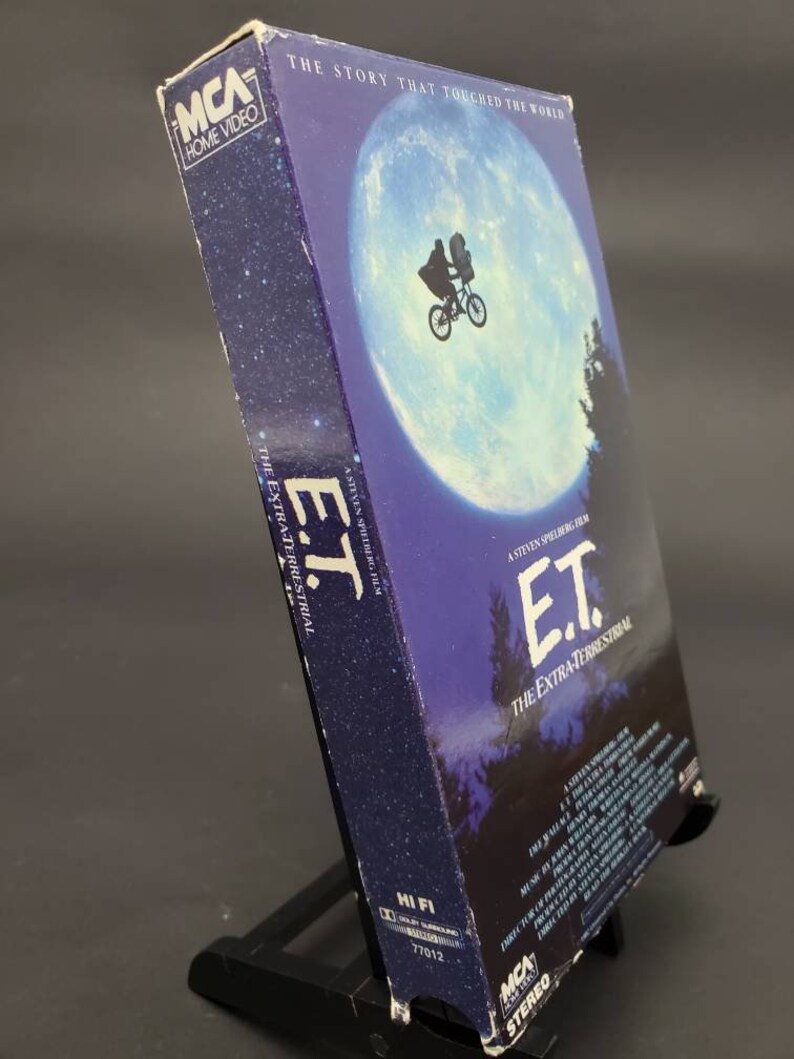 1988 E.T. Extraterrestrial VHS VCR Tape Steven Spielberg Film Amblin ...
