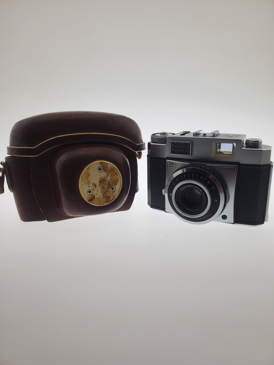 1960s Zeiss Ikon Contina 35mm German Camera With Pantar 1:28 45mm Lens ...