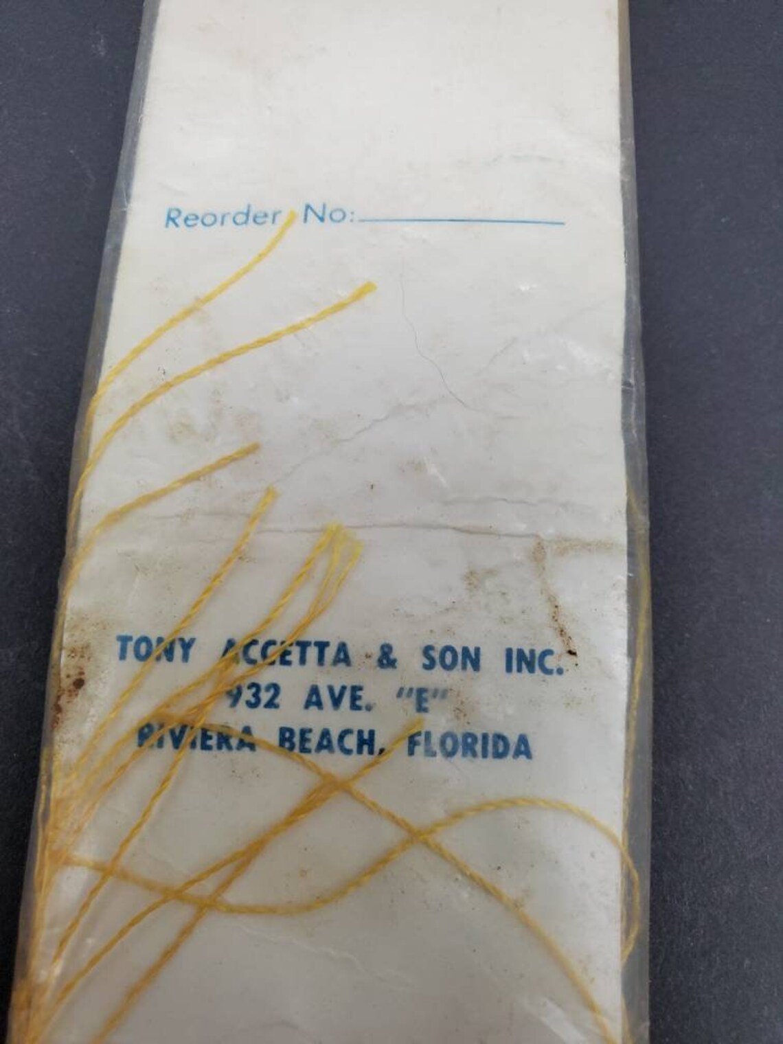 14 Rag Mop Tony Accetta Award Winning Stripped Bass Blue | Etsy