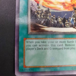 Inferno Tempest EP1 EN007 Yugioh Spell Card Trading Card Game Copyright ...