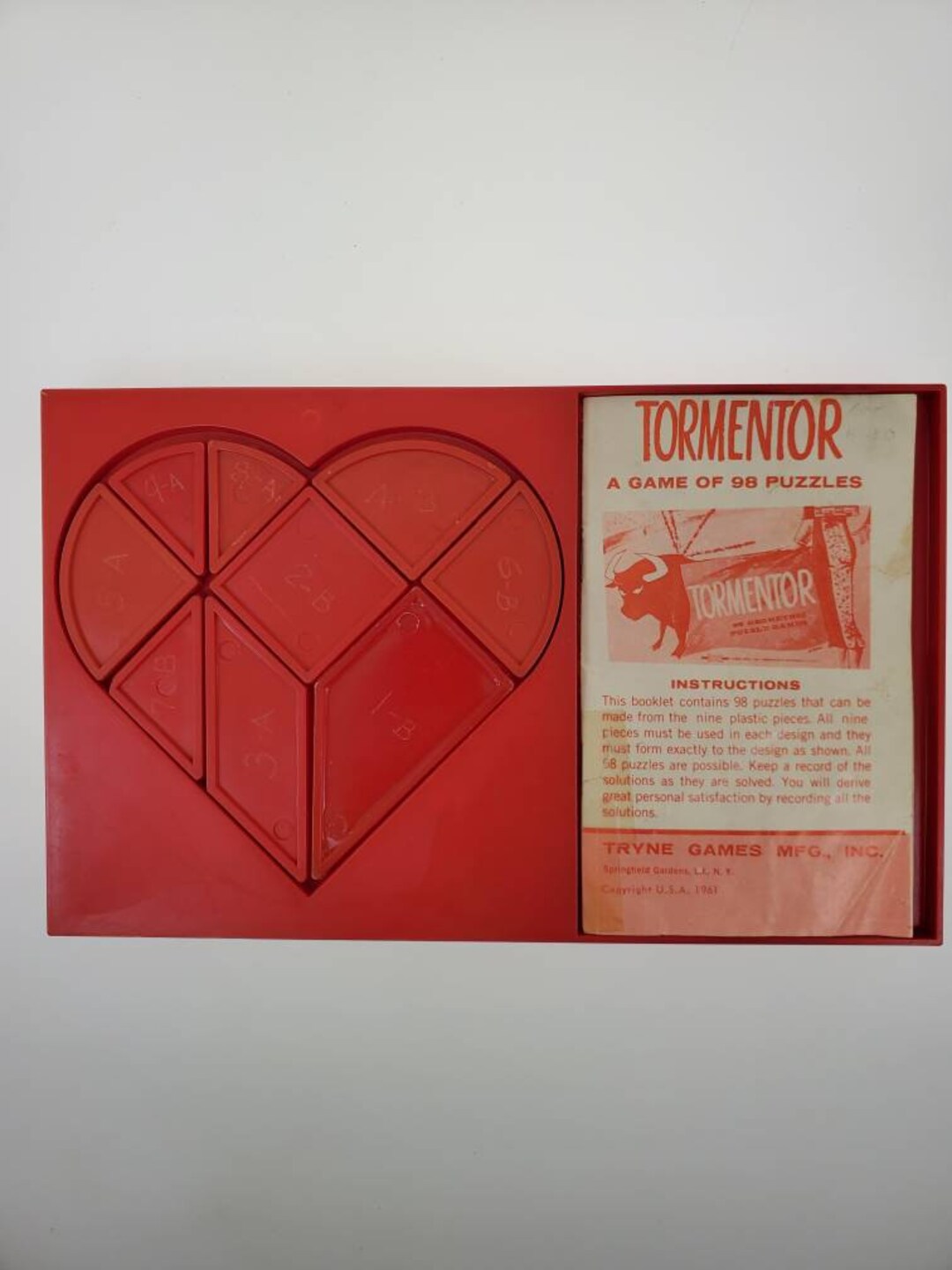 1961 Tormentor A Game of 98 Puzzles by Tryne Games Mfg - Etsy