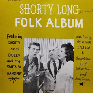 1965 Shorty Long A Man of Many Talents Folk Record LP Dollo Records ...