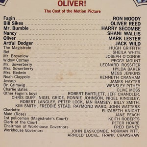 1968 the Story of Oliver by Lionel Bart LP an Original Soundtrack ...