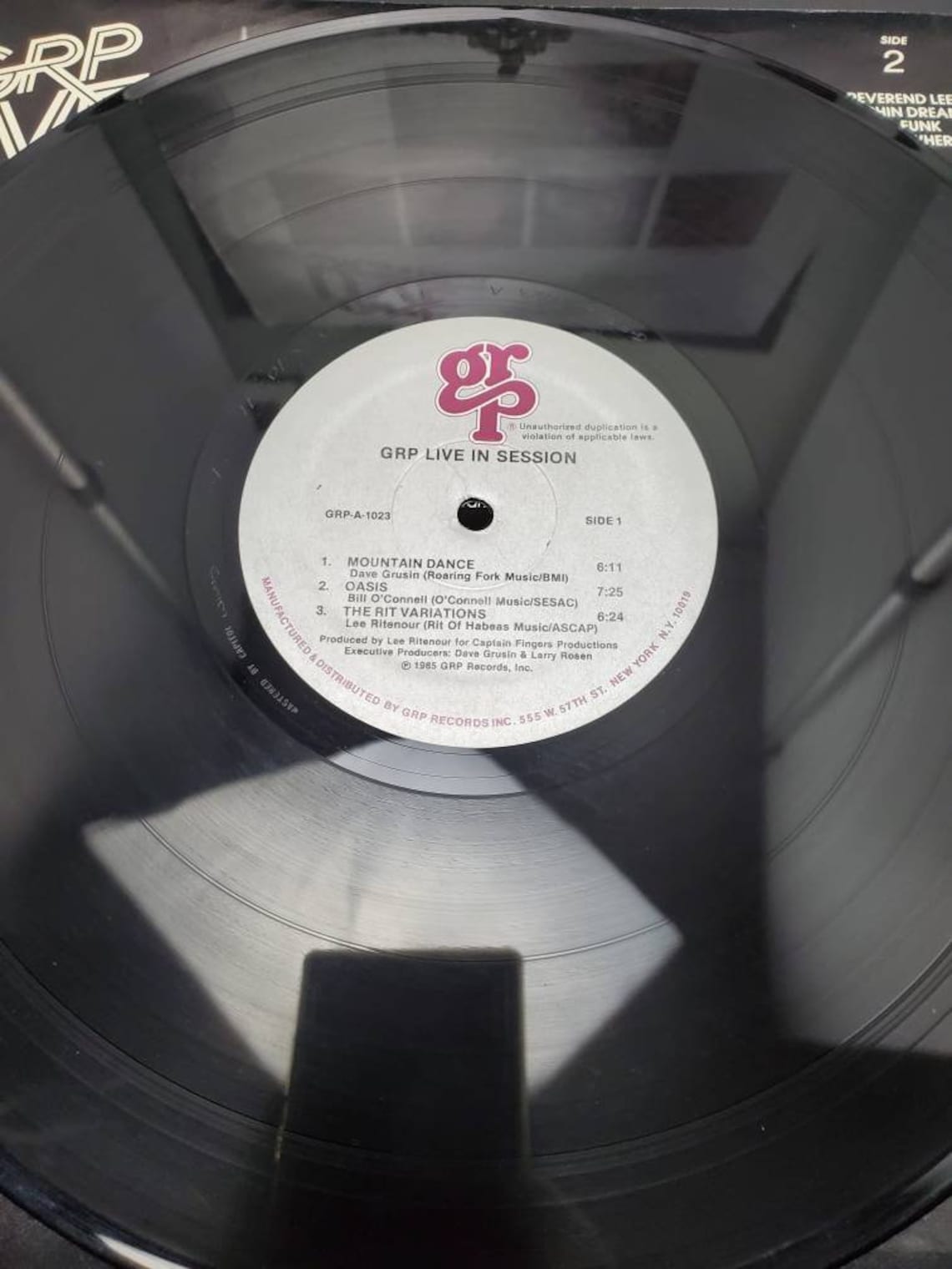 1985 GRP Live in Session LP GRP 1023 Digital Master Records | Etsy
