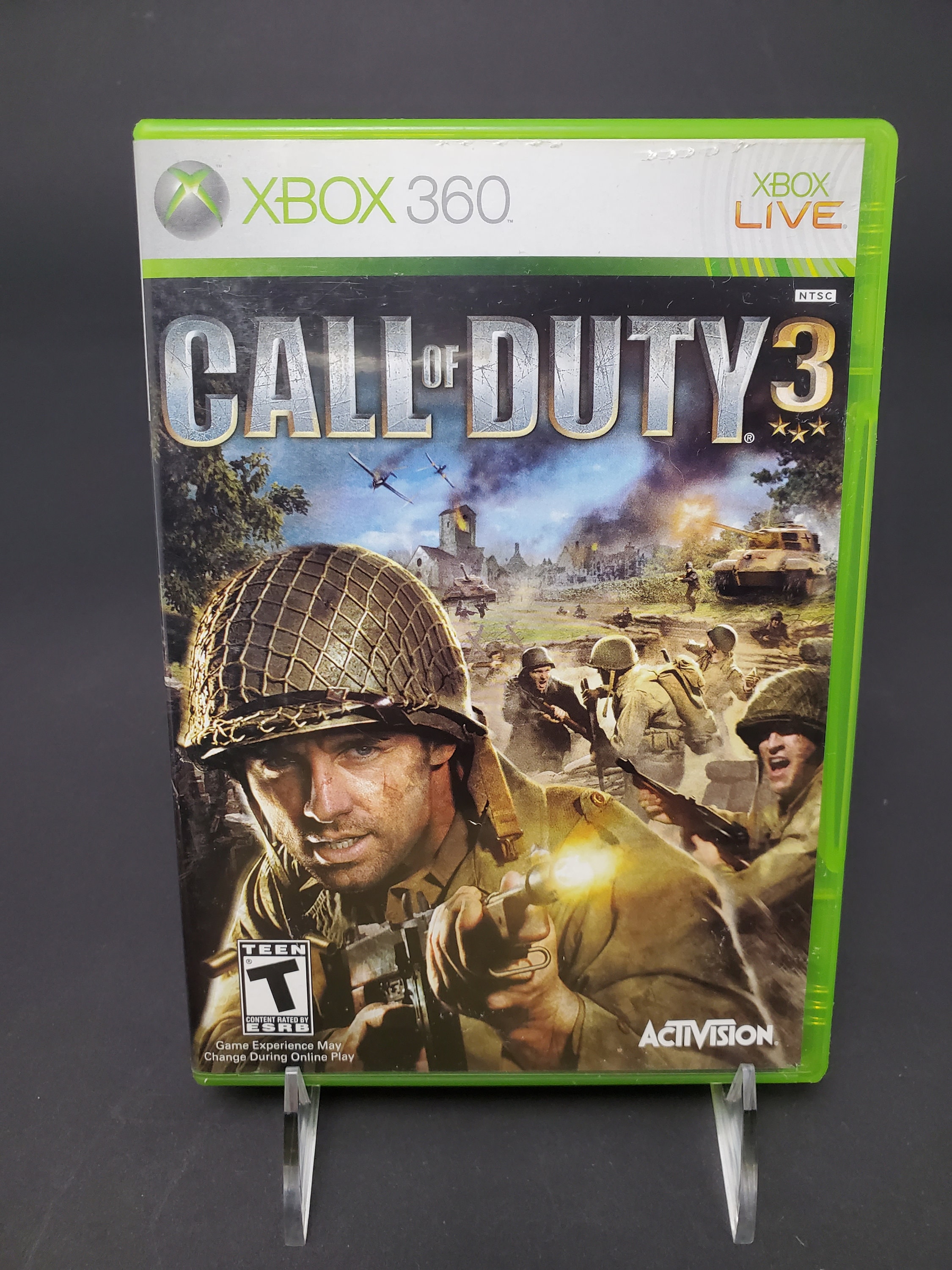 Xbox 360 Call of Duty 3 Xbox Live Microsoft Video Game CD - Etsy