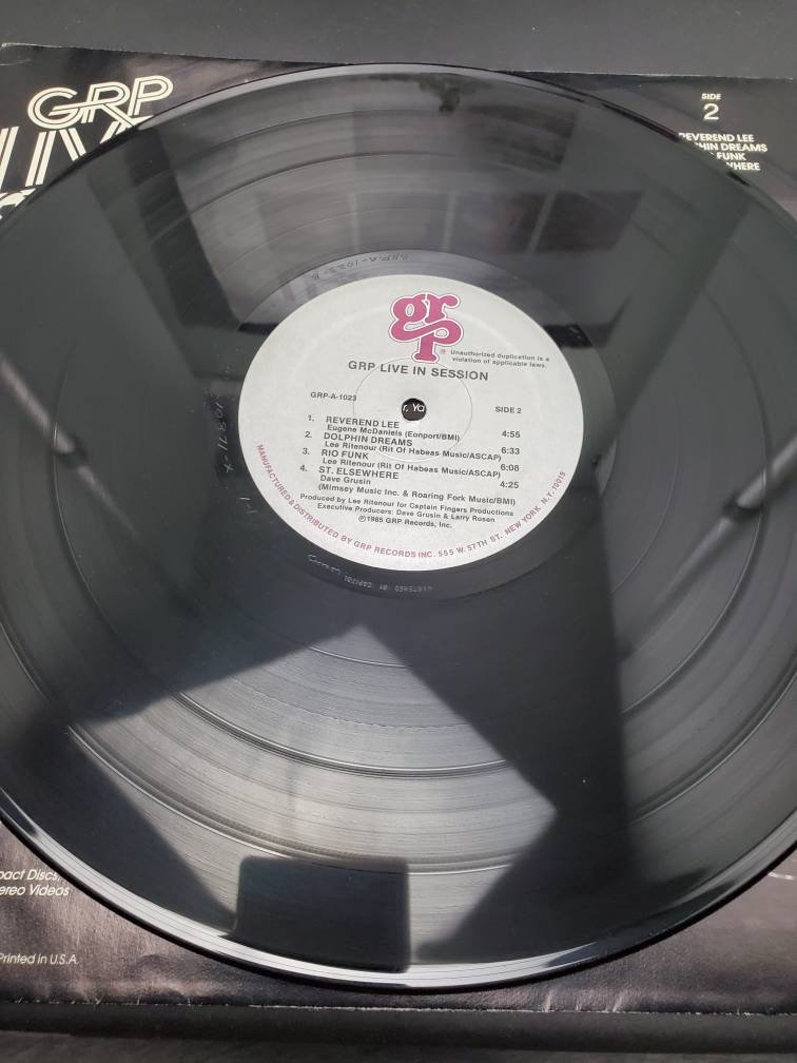 1985 GRP Live in Session LP GRP 1023 Digital Master Records - Etsy