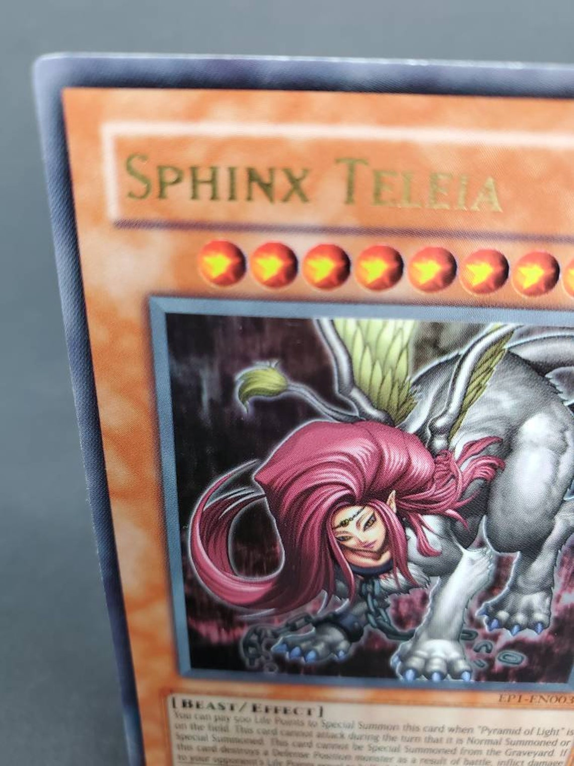 Sphinx Teleia EP1 EN003 Yugioh Holographic Card Trading Card - Etsy UK