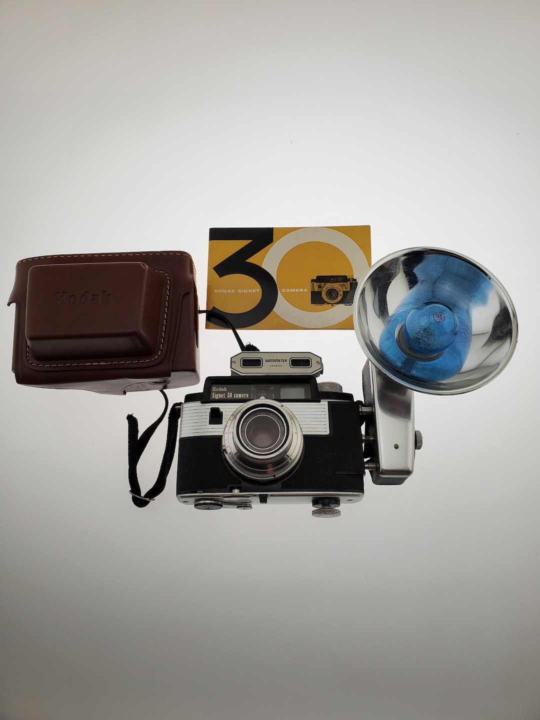 1958 Kodak Signet 30 Camera With Watameter Range Finder Kodak Super M ...