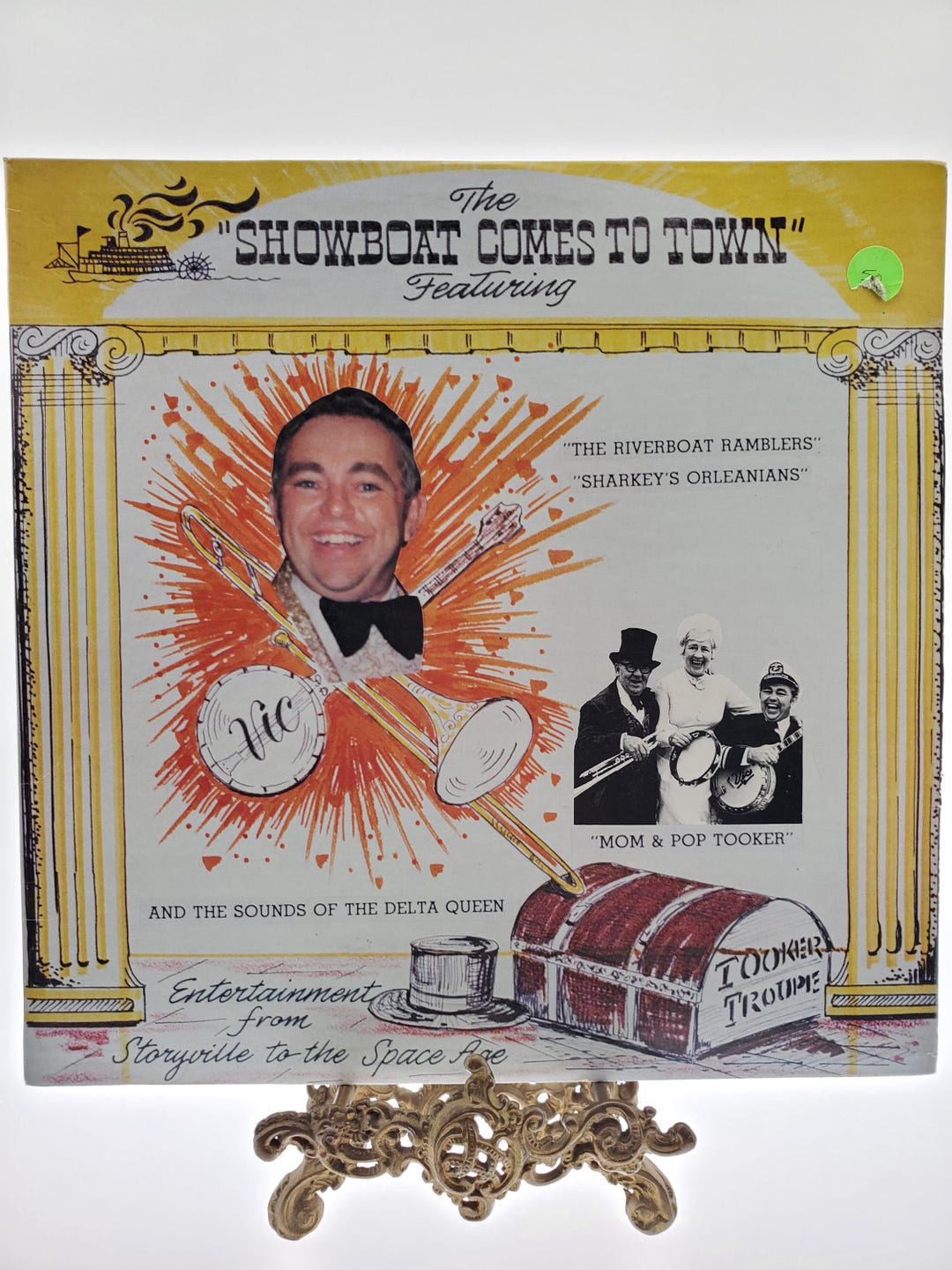 1970s Vic Tooter LP the Showboat Comes to Town Stereo Vinyl Record ...