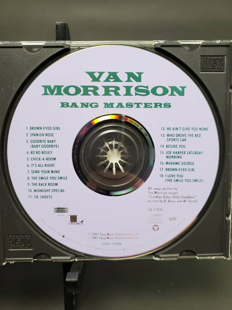 1991 Van Morrison Bang Master Compact Disc Legacy CD ISBN 0 | Etsy