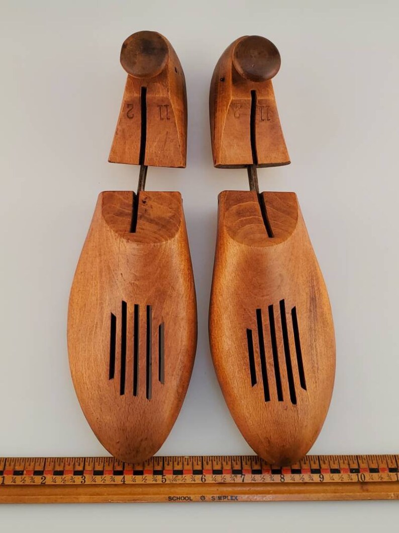 Paired Spring Loaded Shoe Tree Spring Tension Shoe Tree | Etsy