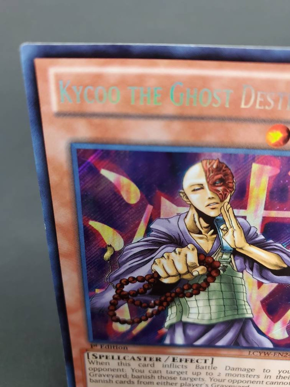 Kycoo the Ghost Destroyer Yugioh Holographic 1st Edition - Etsy España