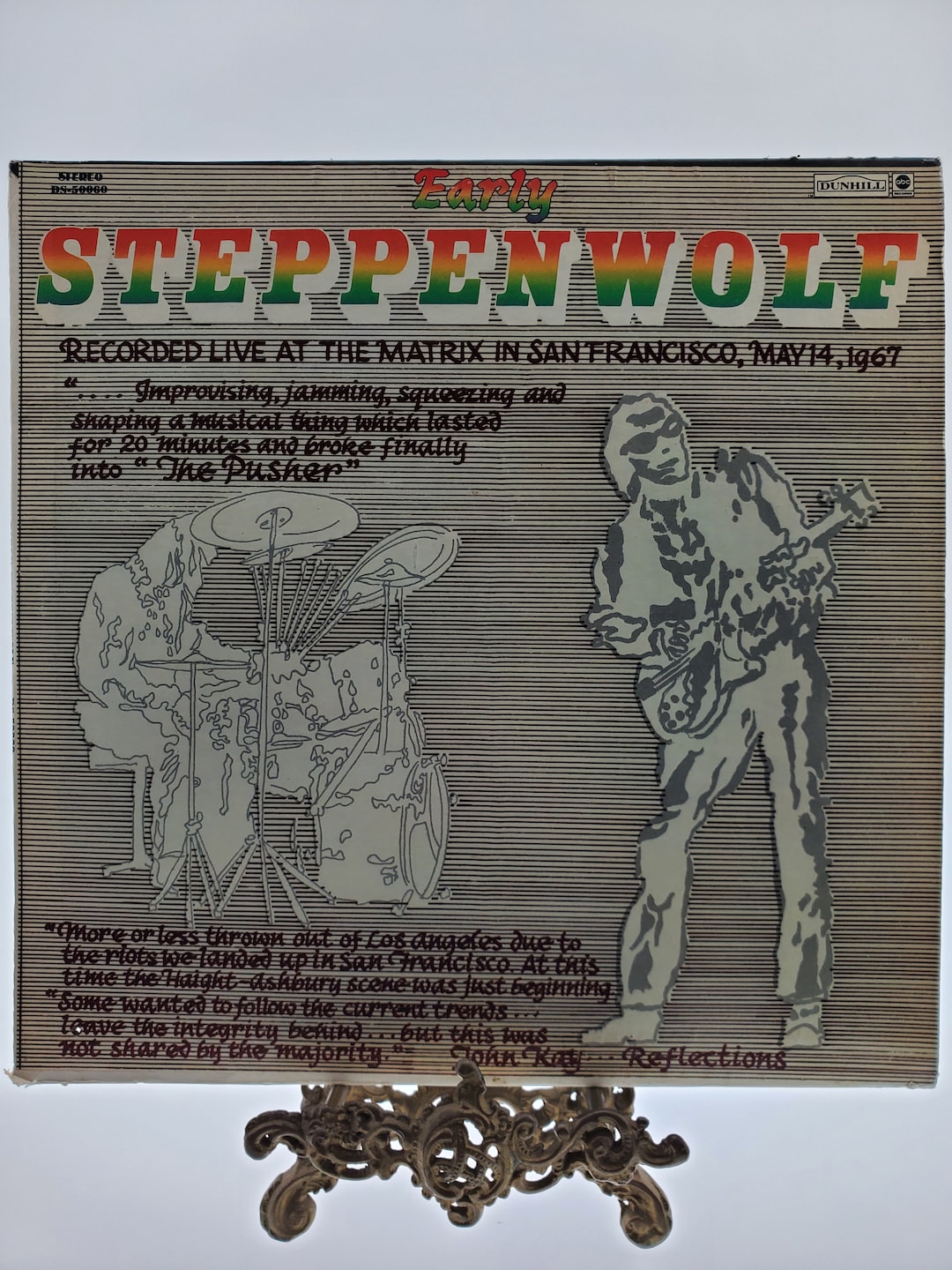 1967 Steppenwolf LP Early Steppenwolf Stereo Vinyl Record Album DS ...