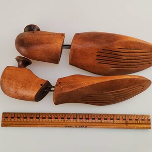 Paired Spring Loaded Shoe Tree, Spring Tension Shoe Tree, Vintage ...