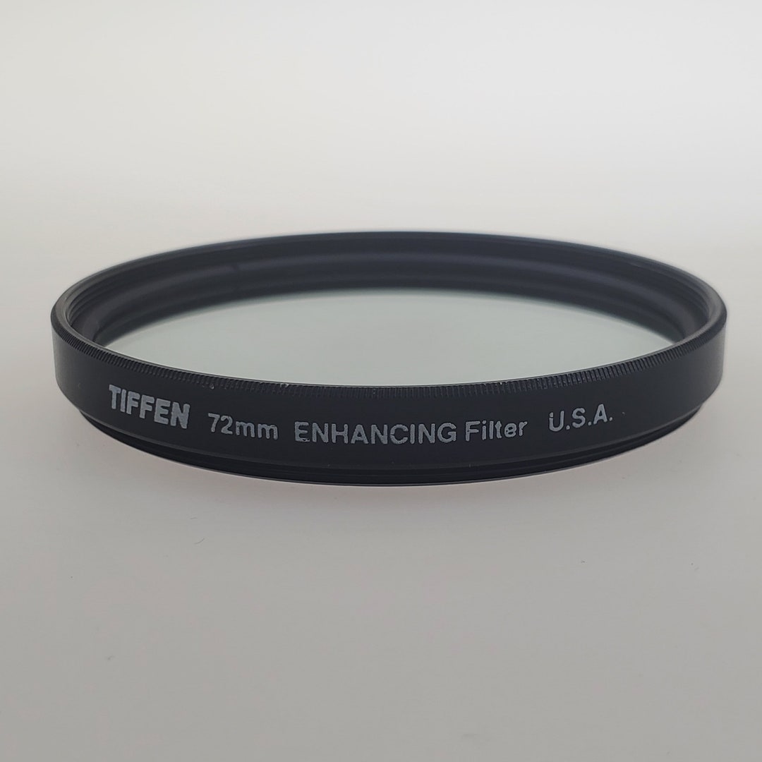 1990s Tiffen 72mm ENHANCING Filter Screw-in Camera Lens Made in USA - Etsy