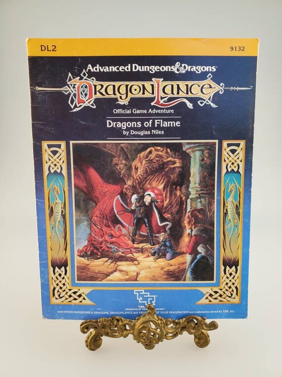 TSR 9132 Dragon Lance 1984 Dragons of Flame Advanced Dungeons | Etsy