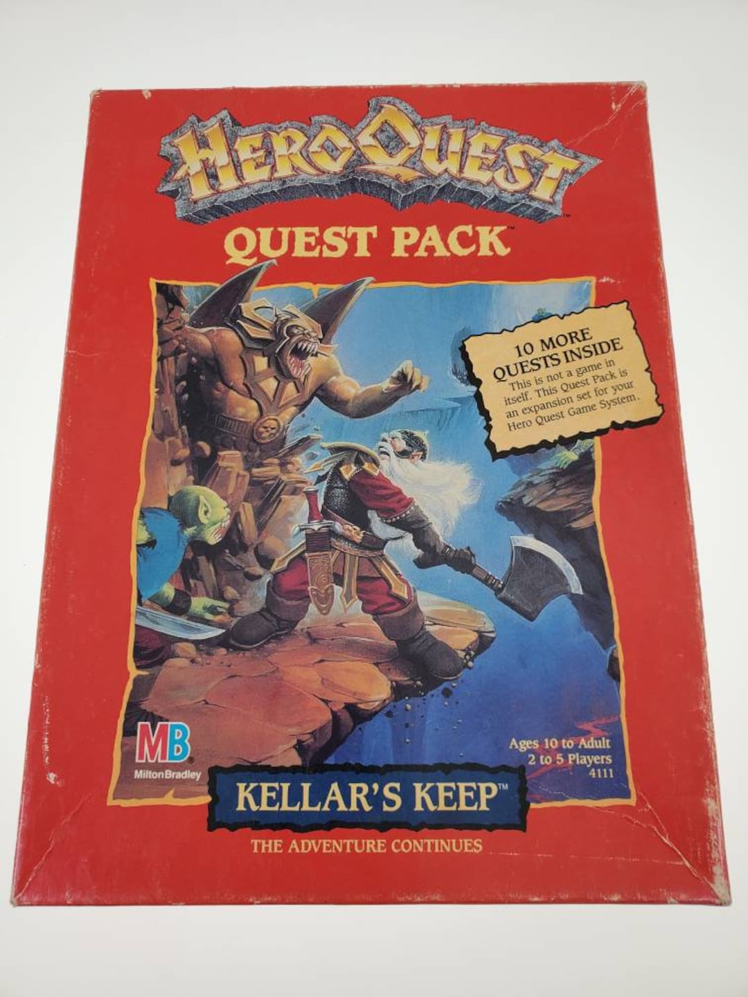 1991 Hero Quest Kellar's Keep Quest Pack Milton Bradley MB 4111 - Etsy