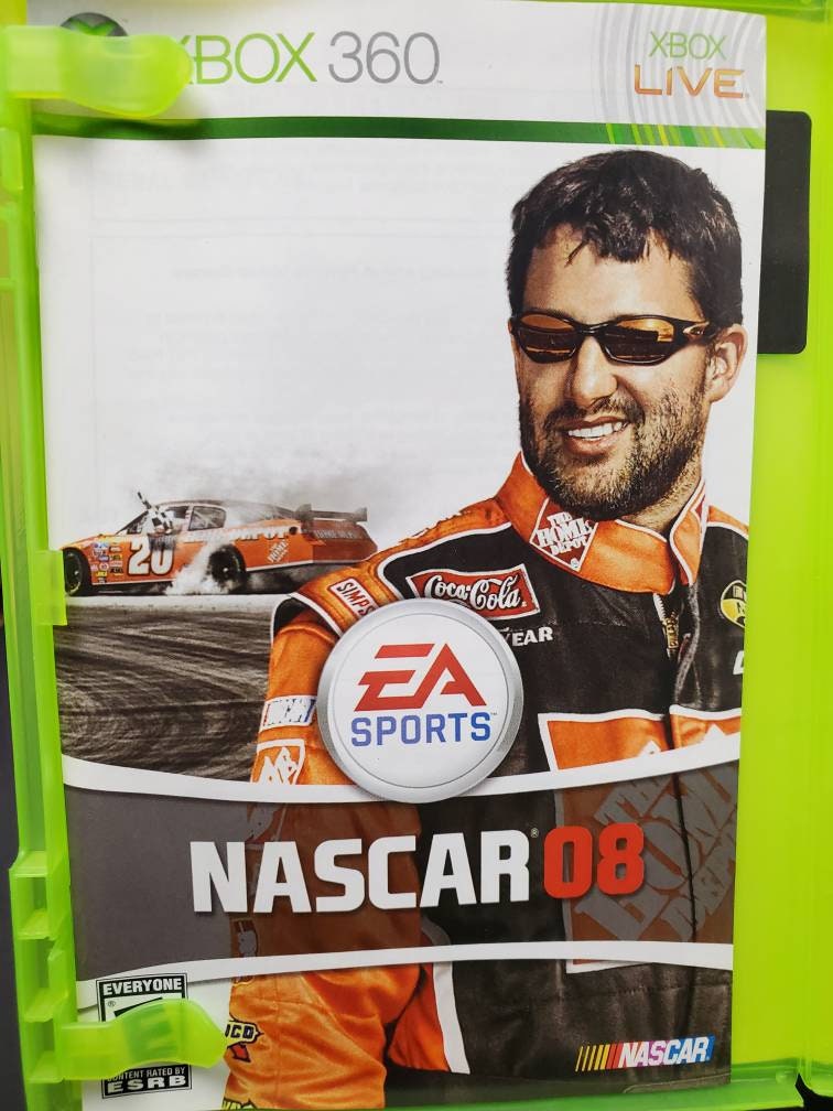 XBOX 360 LIVE Nascar 08 Racing Microsoft Video Game CD Isbn 0 | Etsy