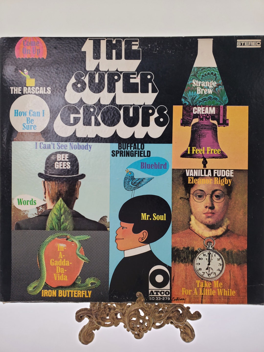 1969 the Super Groups LP Stereo Vinyl Record Album SD 33 279 Atco ...