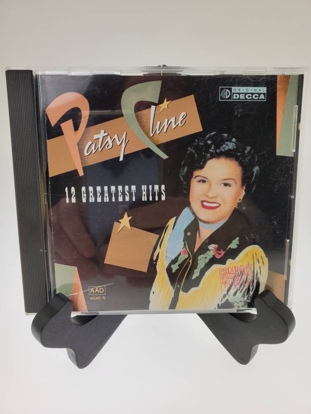1988 Patsy Cline 12 Greatest Hits CD AAD Compact Disc Original Decca - Etsy