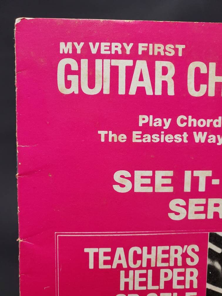 1977 My Very First Guitar Chord Book by Angelo Musolino Lib G6 | Etsy