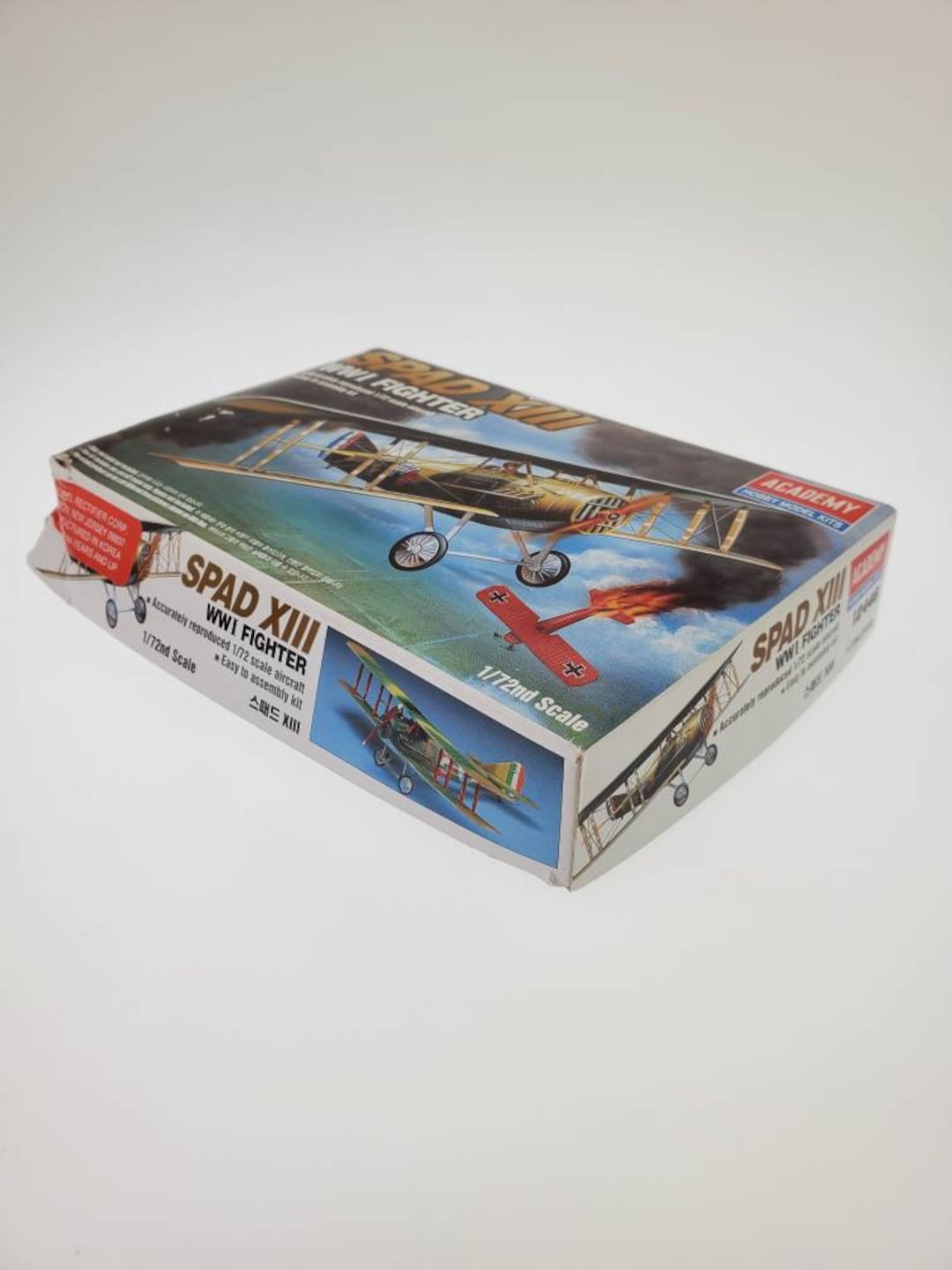 1984 Spad XIII WWI Fighter 1/72nd Scale Academy Model Kit 12446 German ...