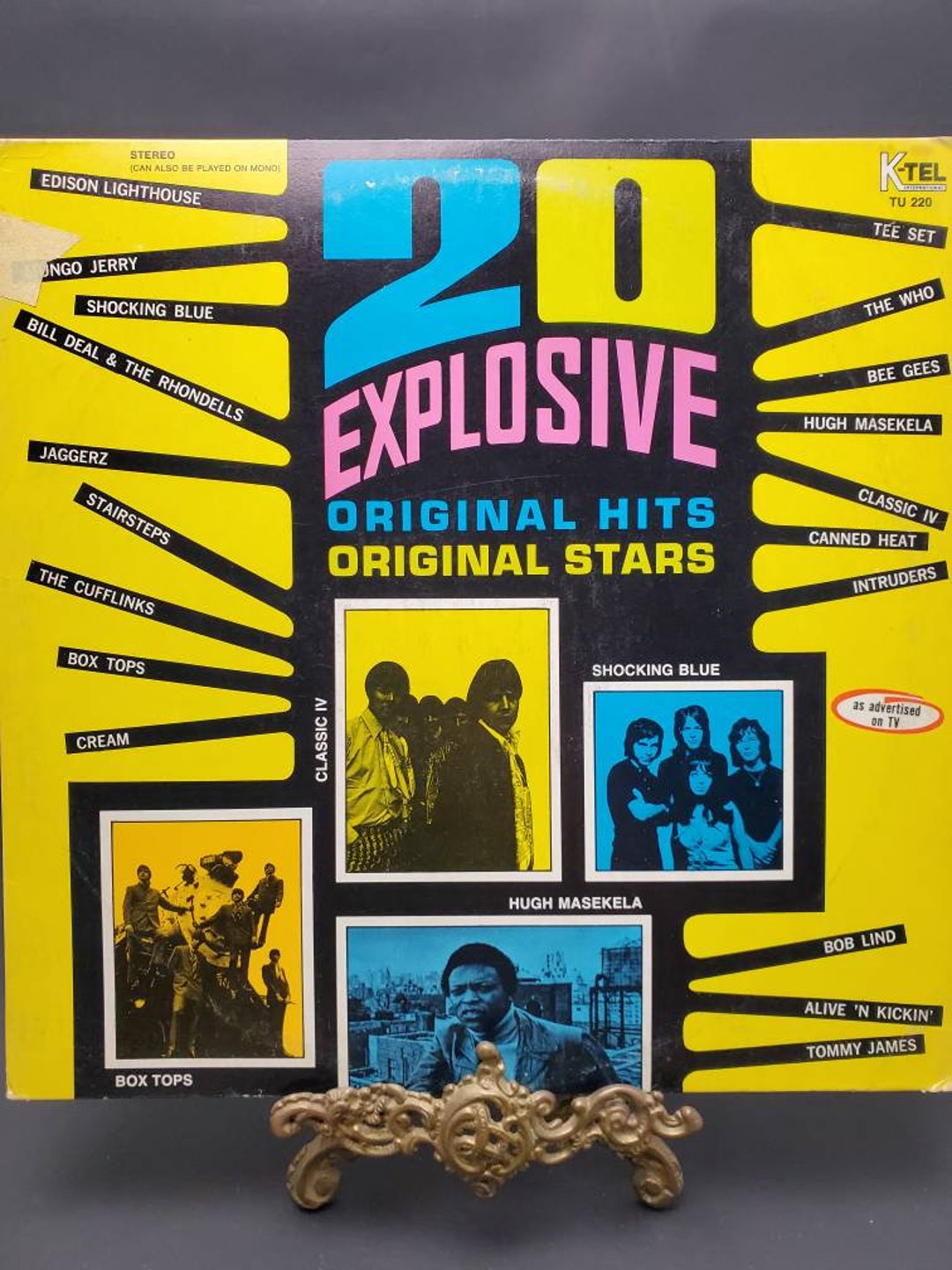 1971 K-TEL 20 Explosive Hits LP TU 220 734839 Imperial Products Vinyl ...