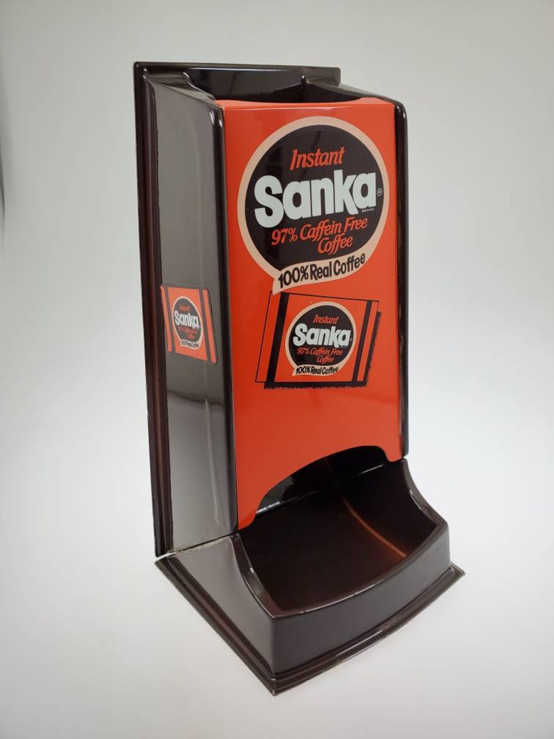 1980s Sanka Instant 97% Caffeine Free Coffee 100 Real Coffee Restaurant ...