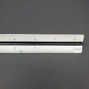 1990s Drafting Ruler Inches Centimeters Imperial Metric Pickett P 231TR ...