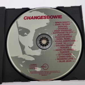 1990 David Bowie CD Changesbowie Compact Disc RCD 20171 Rykodisc - Etsy