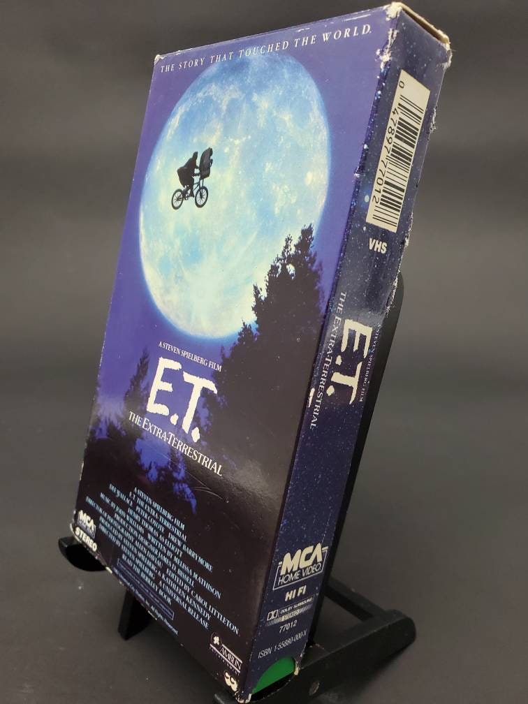 1988 E.T. Extraterrestrial VHS VCR Tape Steven Spielberg Film Amblin ...