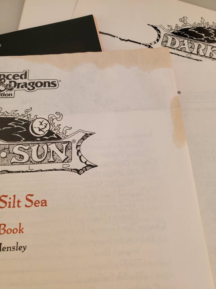 TSR 2432 Dark Sun World City by the Silt Sea 1994 Advanced | Etsy