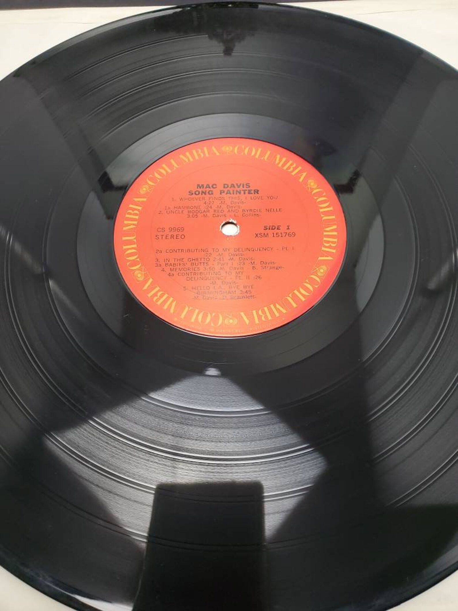 1974 Mac Davis Song Painter LP CS 9969 XSM 151770 Columbia | Etsy