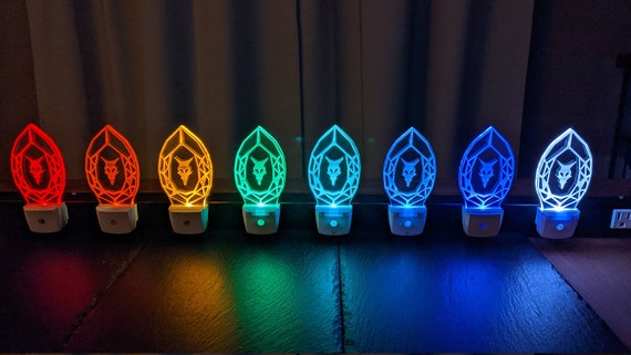 Dragonstone Fire Emblem Night Light 7 Colors White | Etsy