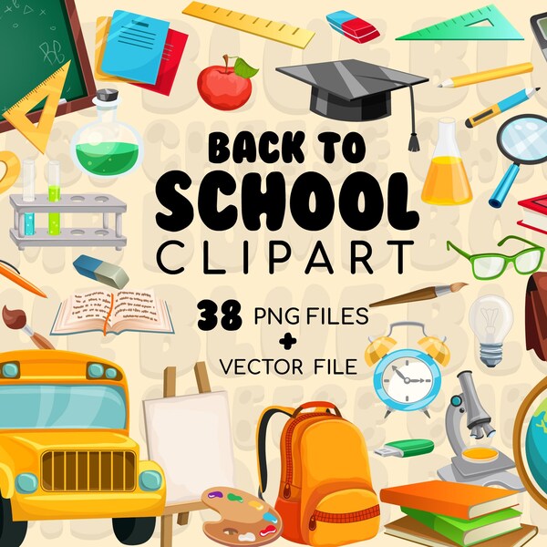 School Clip Art - Etsy