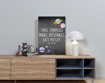 Ms. Frizzle Magic School Bus Classroom Poster Digital Prints - Etsy