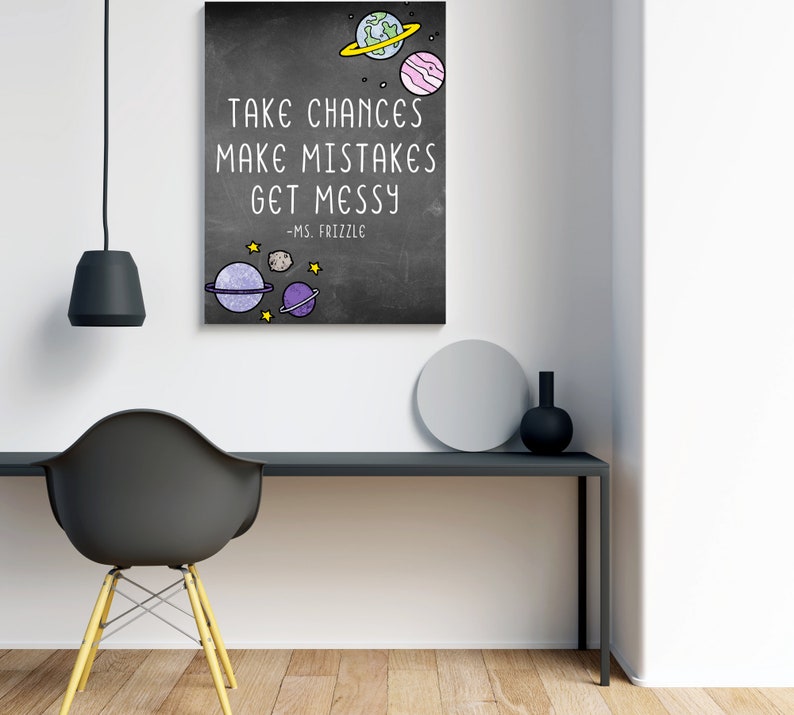 Take Chances Make Mistakes Get Messy Print Ms. Frizzle - Etsy