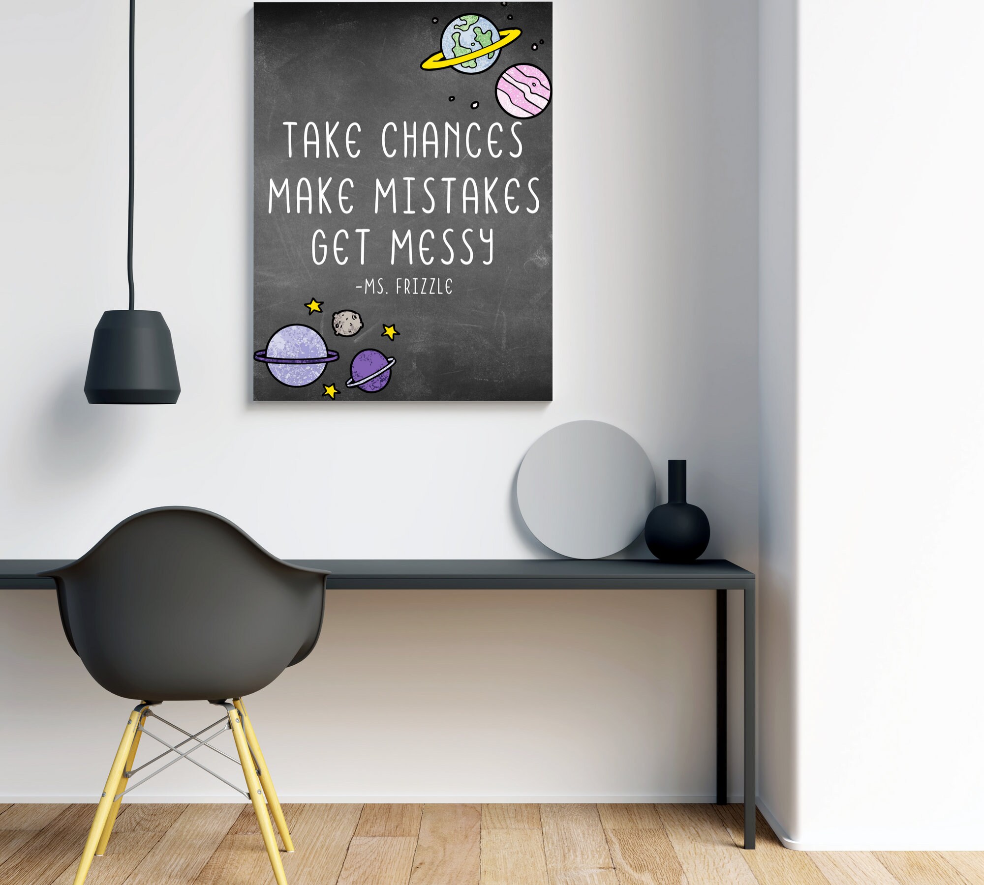 Take Chances, Make Mistakes, Get Messy Print, Ms. Frizzle, Magic School ...