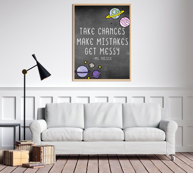 Take Chances Make Mistakes Get Messy Print Ms. Frizzle - Etsy
