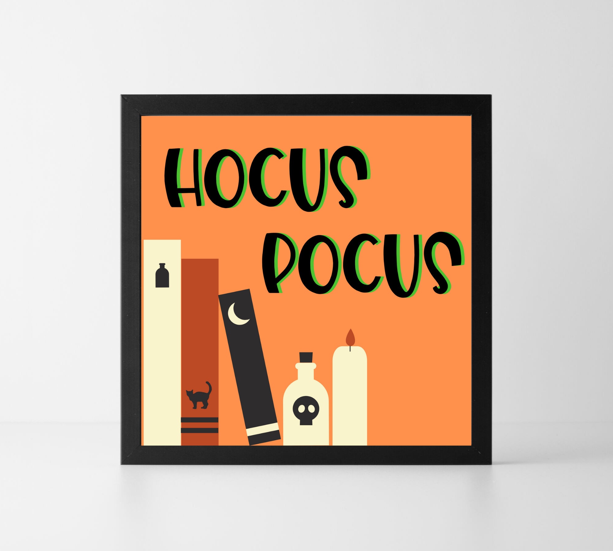 Hocus Pocus Print, Hocus Pocus Wall Art, Halloween Decor, Halloween ...